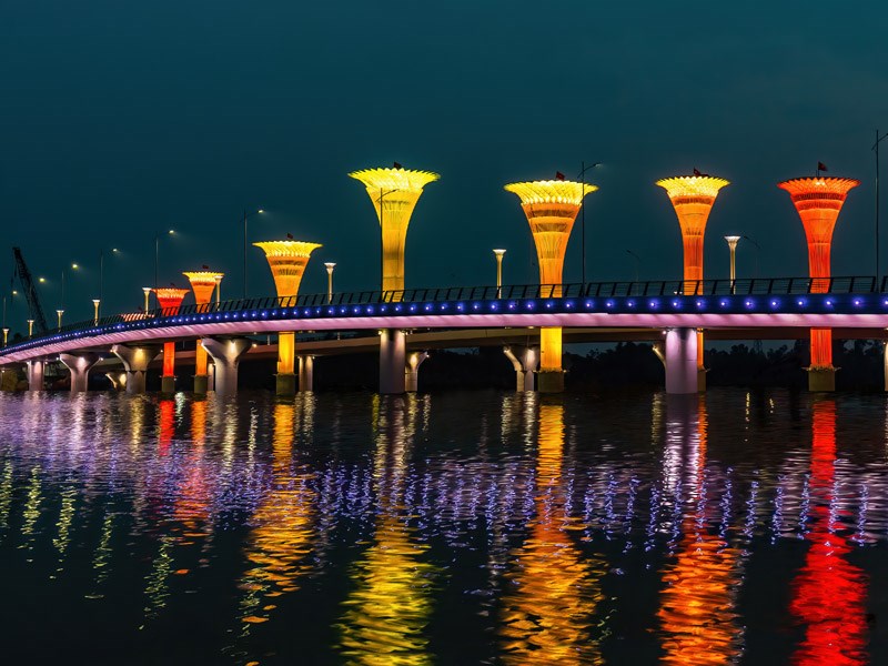 Dam Vac Bridge, Vinh Yen