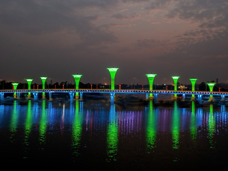 Dam Vac Bridge, Vinh Yen